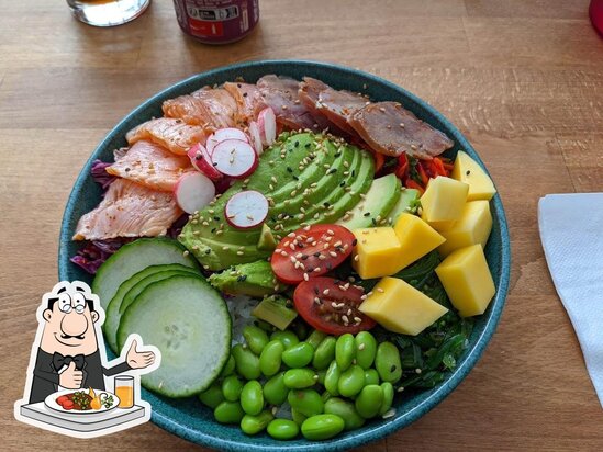 Menu at Sushi Poke Salade restaurant, Grenoble