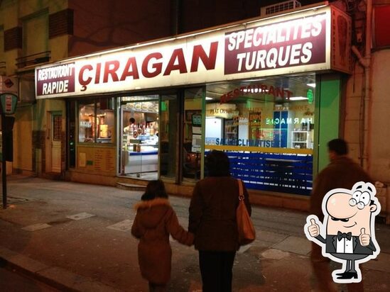 Menu au Çiragan fast food, Drancy
