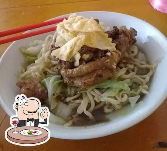 Menu at Kios Mie Ayam Punten, Sagaranten