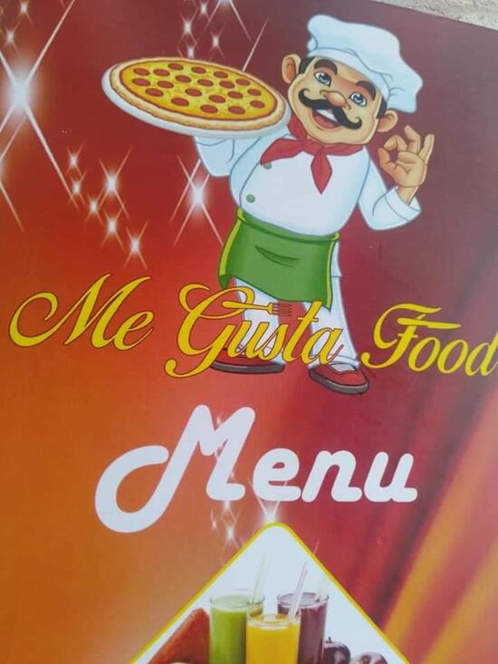 Menu au Me Gusta restaurant, Casablanca, G8W2+H29