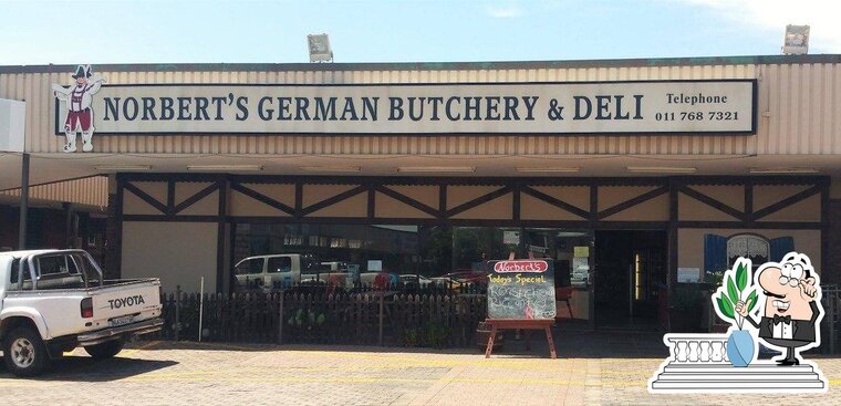 Menu at Norbert's restaurant, Roodepoort