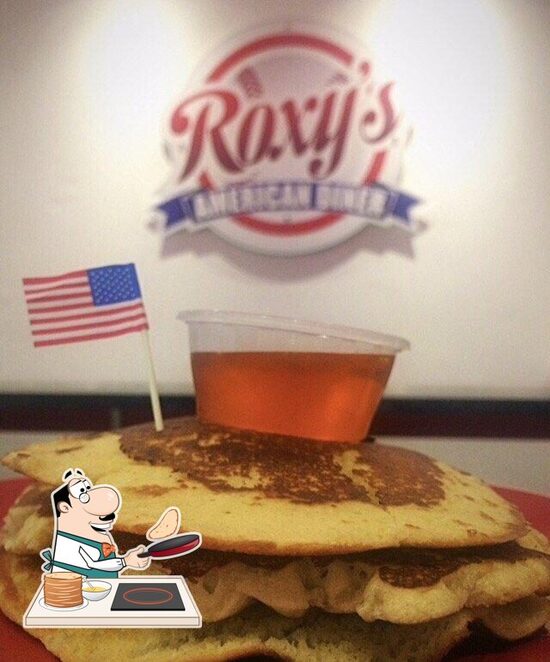 Menu at Roxys American Diner restaurant, Poole