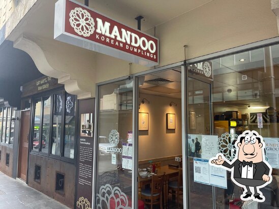 Menu at Mandoo restaurant, Adelaide
