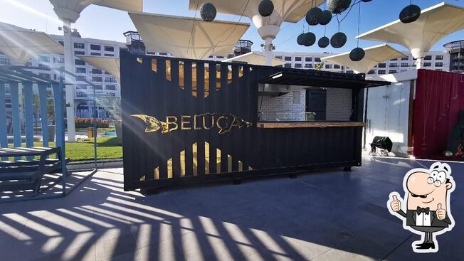 Menu au Beluga restaurant, Égypte