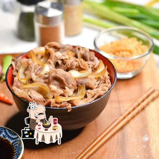 Menu at HAKUYA Beef Bowl restaurant, Central Jakarta