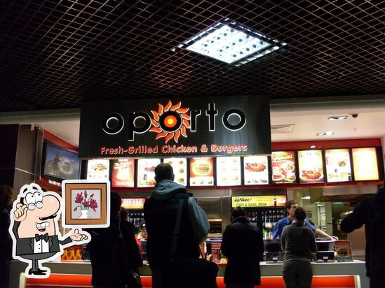 Menu at O'Pollo fast food, London, Food Court
