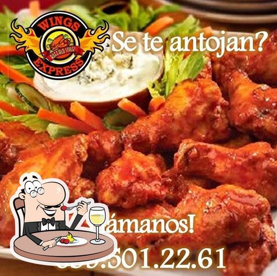 Menu at Wings Express restaurant, Delicias