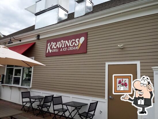 Menu at Kravings Pizza and Ice Cream restaurant, Millis