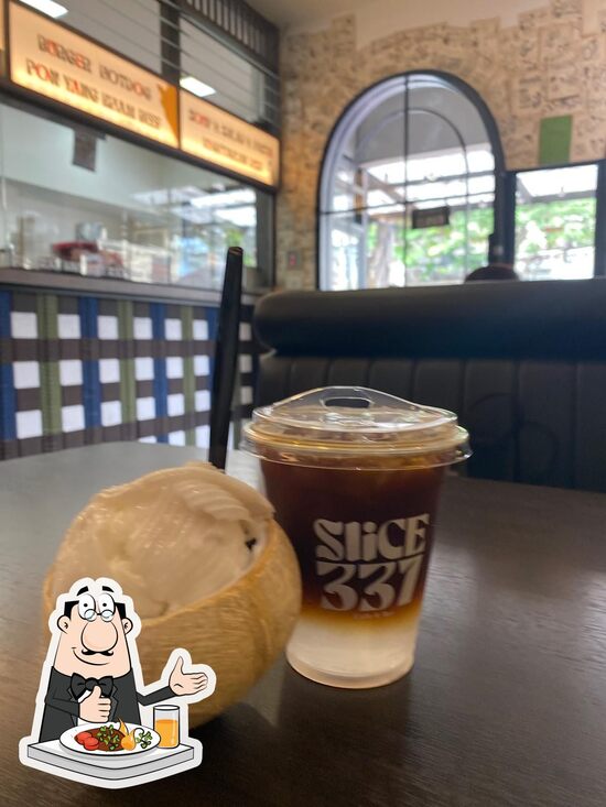 Menu at Slice 337 cafe&bar, Bangkok