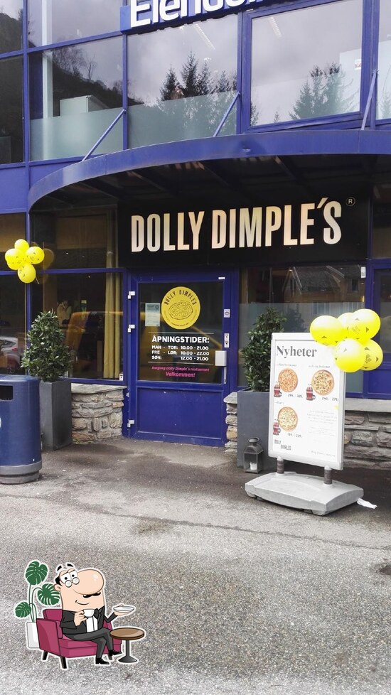 Menu at Dolly Dimple's Kleppestø pizzeria, Kleppestø