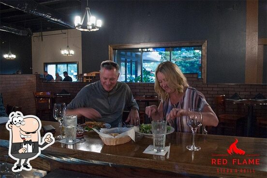 Menu at Red Flame Steak and Grill steakhouse, The Woodlands