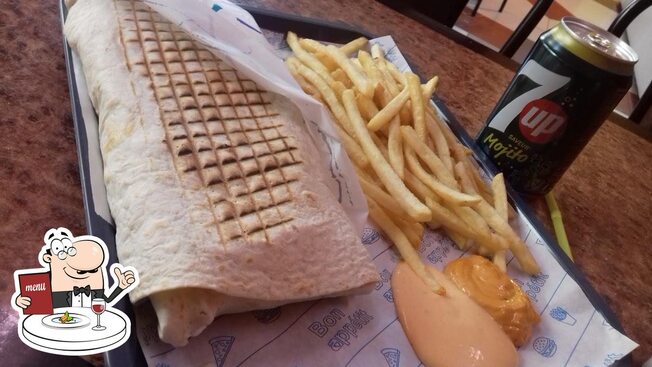 Menu au Fast food Le SUN • Prenez plaisir à manger !, Nanteuil-le-Haudouin