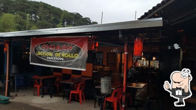 Menu at Sisigan and Lechon de Rollo Nation restaurant, Baguio