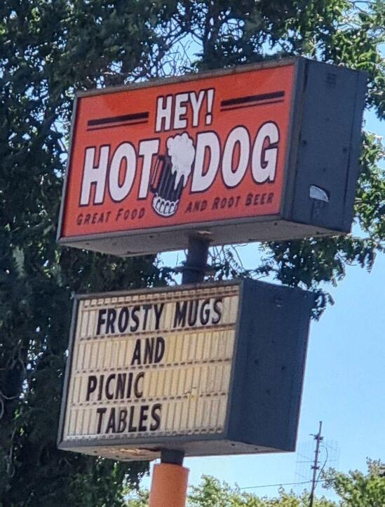 Carta del restaurante Hey Hot Dog, Joliet
