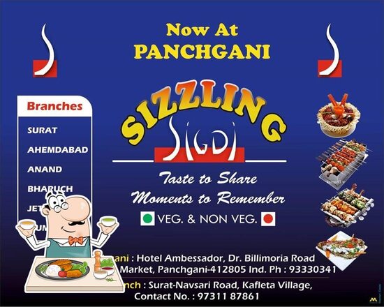 Menu at SIZZLING SIGDI, Panchgani