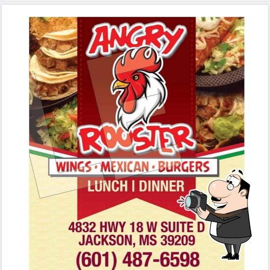 Menu at Angry Rooster restaurant, Jackson