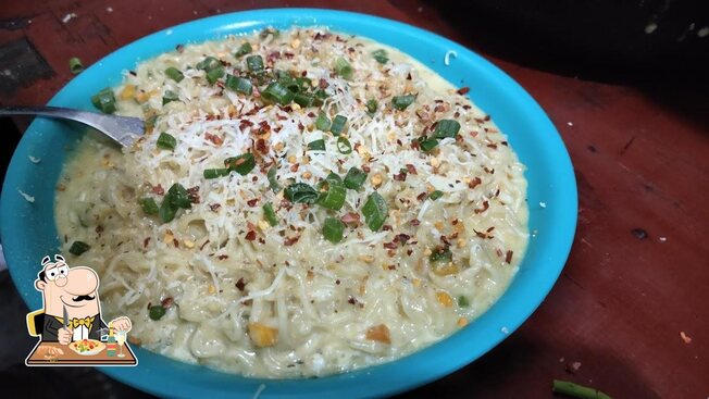 Menu at Aakhri pasta, Mughal Sarai