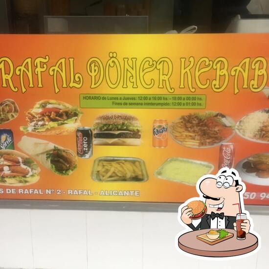 Menu at Rafal kebab restaurant, Rafal