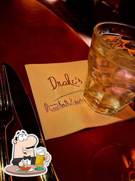 Menu at Drake's Hollywood restaurant, Dallas