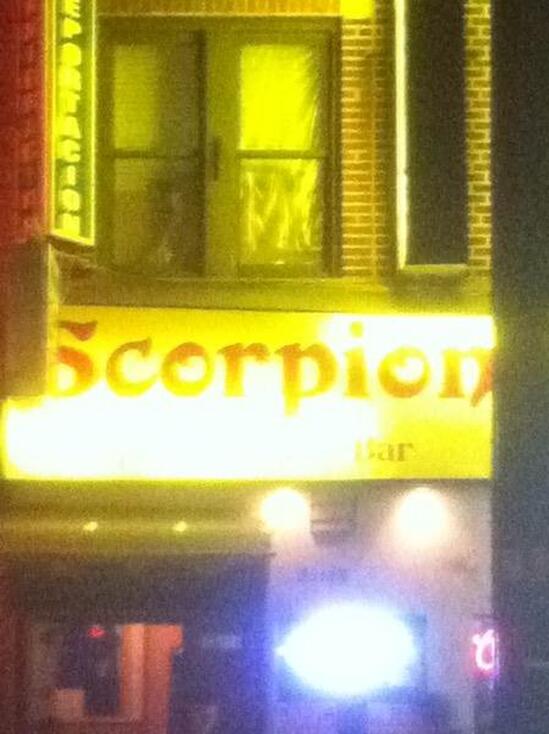 Menu at Scorpion pub & bar, New York City