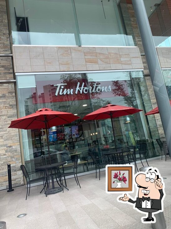 Menu at Tim Hortons cafeteria, San Pedro Garza García, Avenida del Roble