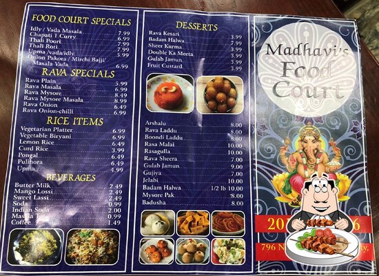Madhavi Food Court, Jersey City - Restaurant menu, prices and reviews