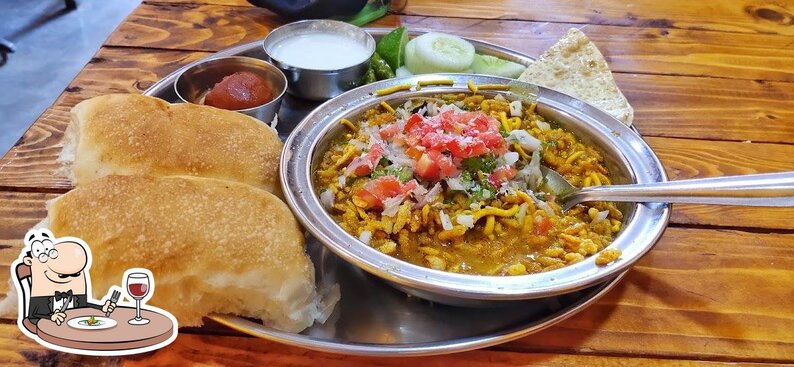 Menu at Kaka’s Misal House, Shrigonda