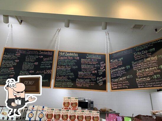 Menu at D'Orazio's Italian Marketplace, Duxbury