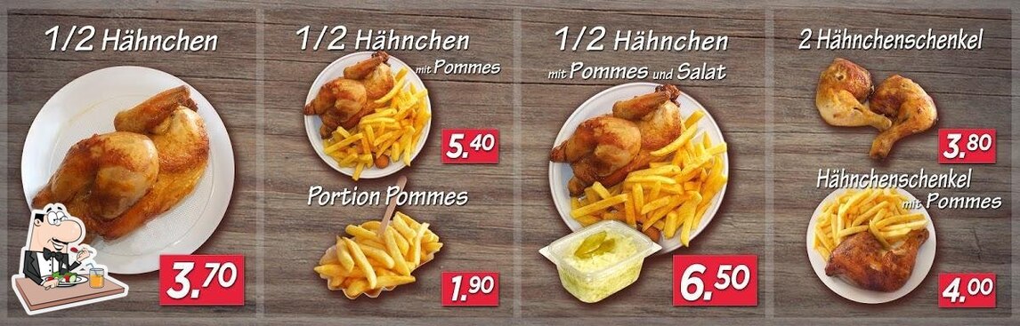 Imbiss am EDEKA Markt- E CENTER Jochom, Hähnchengrill. pub & Bar ...