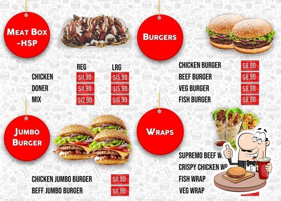 Supremo Kebabs in Perth - Restaurant menu and reviews