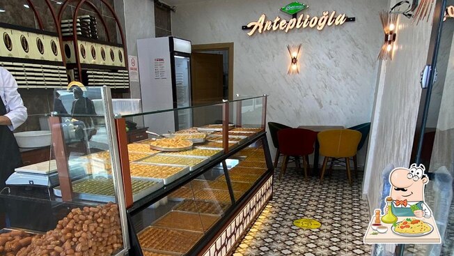 Menu at Anteplioğlu baklava, Lüleburgaz