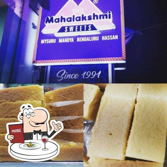 Menu at Shree Mahalakshmi Sweets, Mysuru, /1