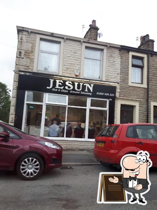 Menu at Jesun Fish & Chips Oriental restaurant, Clitheroe