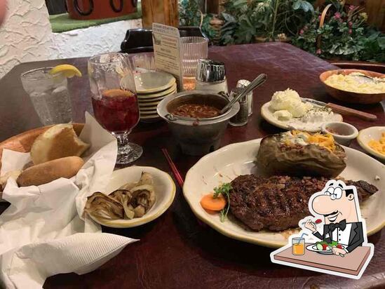 Menu at Cattleman's Steakhouse at Indian Cliffs Ranch, USA, S Fabens ...