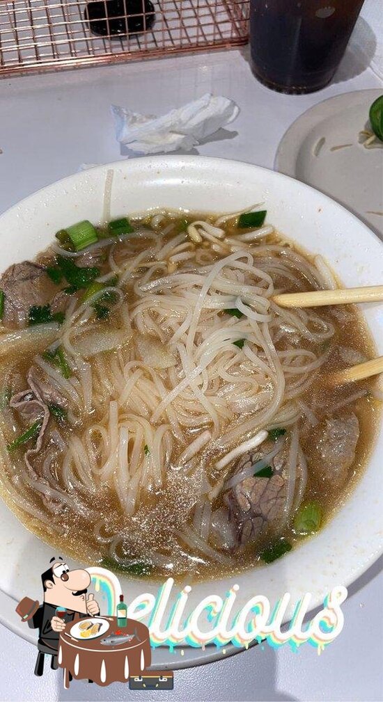 Menu at Wich Pho restaurant, Yukon