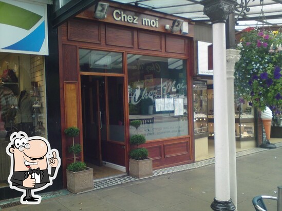 Menu at Chez Moi restaurant, Southport