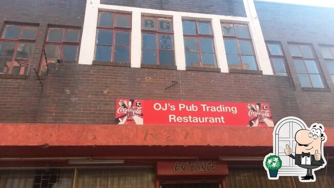 Menu at OJ's Pub Trading Restaurant, Johannesburg