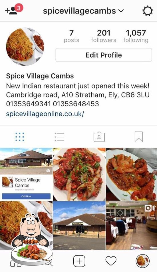 Menu at Spice Village Cambs restaurant, Ely