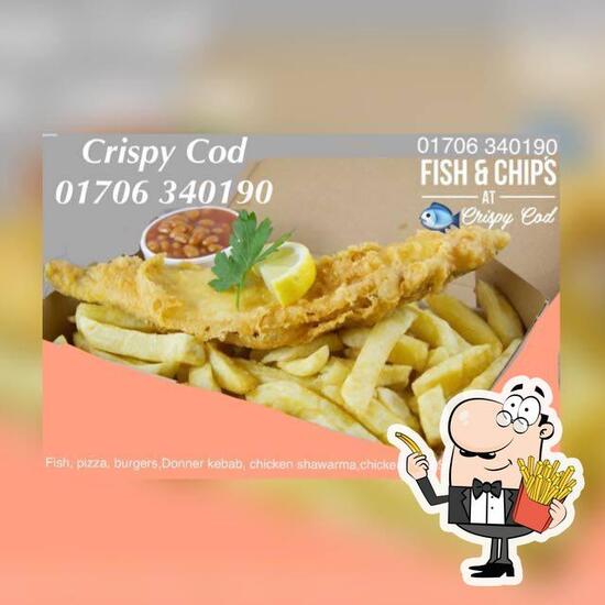 Menu at Crispy Cod restaurant, Rochdale, 809 Manchester Rd