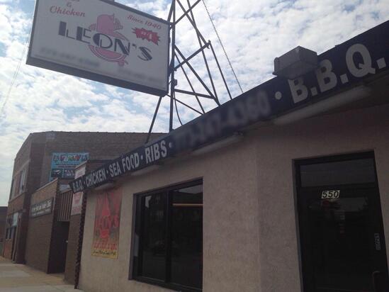 Menu at Leon's Barbecue, Chicago, S Archer Ave
