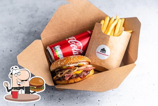 Menu at Burger Express T1 restaurant, Tallinn
