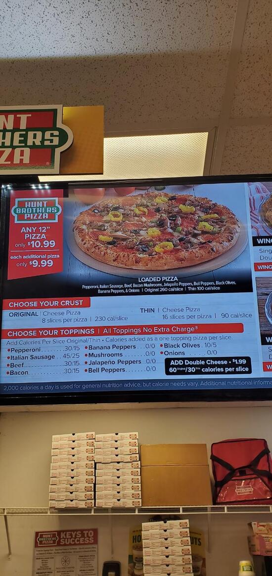 Hunt Brothers Pizza, 2808 Gillsville Hwy in Gainesville - Restaurant ...