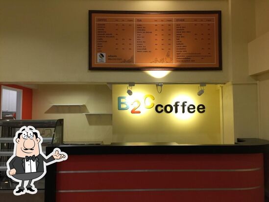 Menu at B2C Coffee, Bangkok