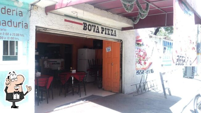 Menu at Bova Pizza pizzeria, Mexico City
