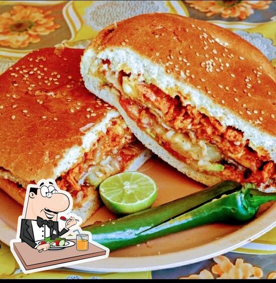 Menu at Tortas El Primo restaurant, Santa María Magdalena