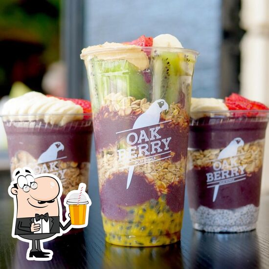 Menu at Oakberry Acai Surfers Paradise restaurant, Surfers Paradise