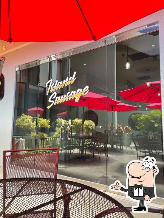 Menu at Island Sausage restaurant, Honolulu