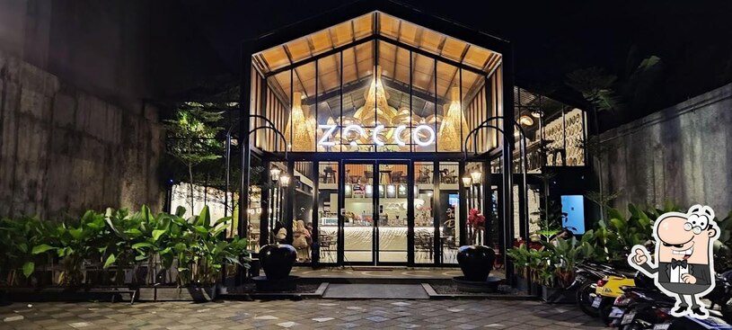 Menu at Zocco Coffee cafe, Malang
