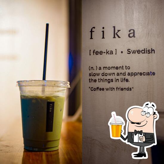 Menu at Fika Coffee, Davao City