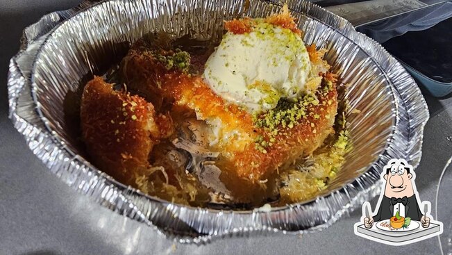 Menu at Mom's Kunafa, Houston